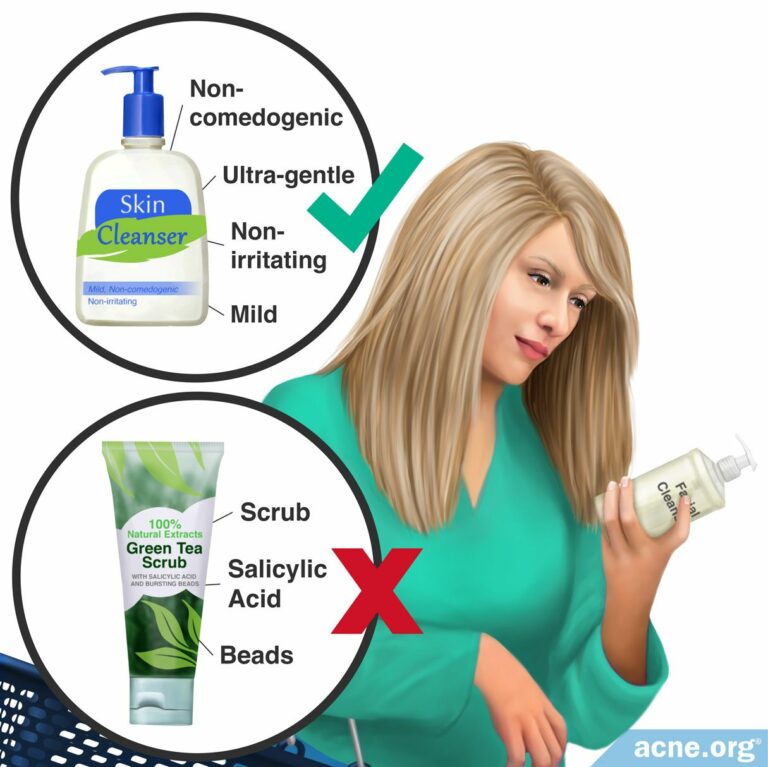 How to Wash Your Face the Right Way - Acne.org